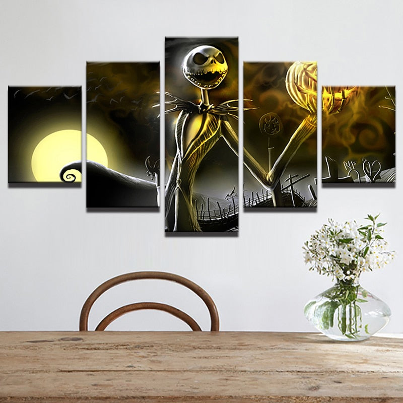 tableau cimetière halloween | La maison des tableaux