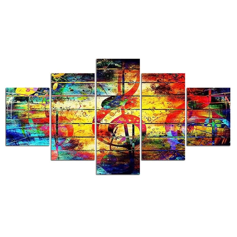 Tableau note de musique abstraite | La maison des tableaux